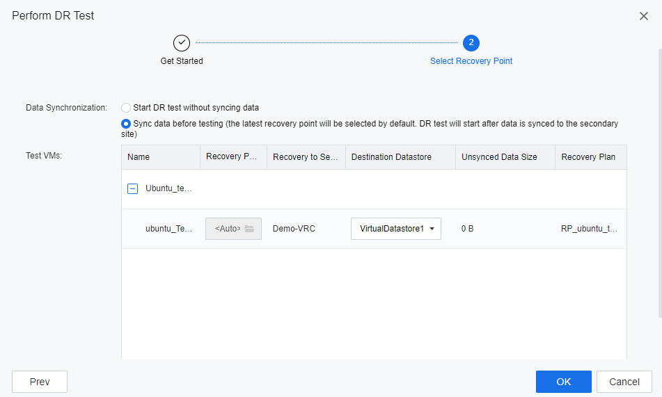 การทำ DR test ใน scp sangfor – บริษัท ซังฟอร์ เทคโนโลยี (ประเทศไทย) จำกัด