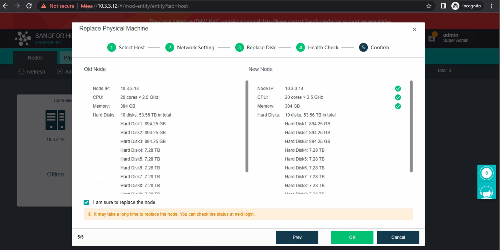 วิธีการทำ Replace Host ของ HCI sangfor – บริษัท ซังฟอร์ เทคโนโลยี ... วิธีการทำ Replace Host ของ HCI sangfor – บริษัท ซังฟอร์ เทคโนโลยี ...