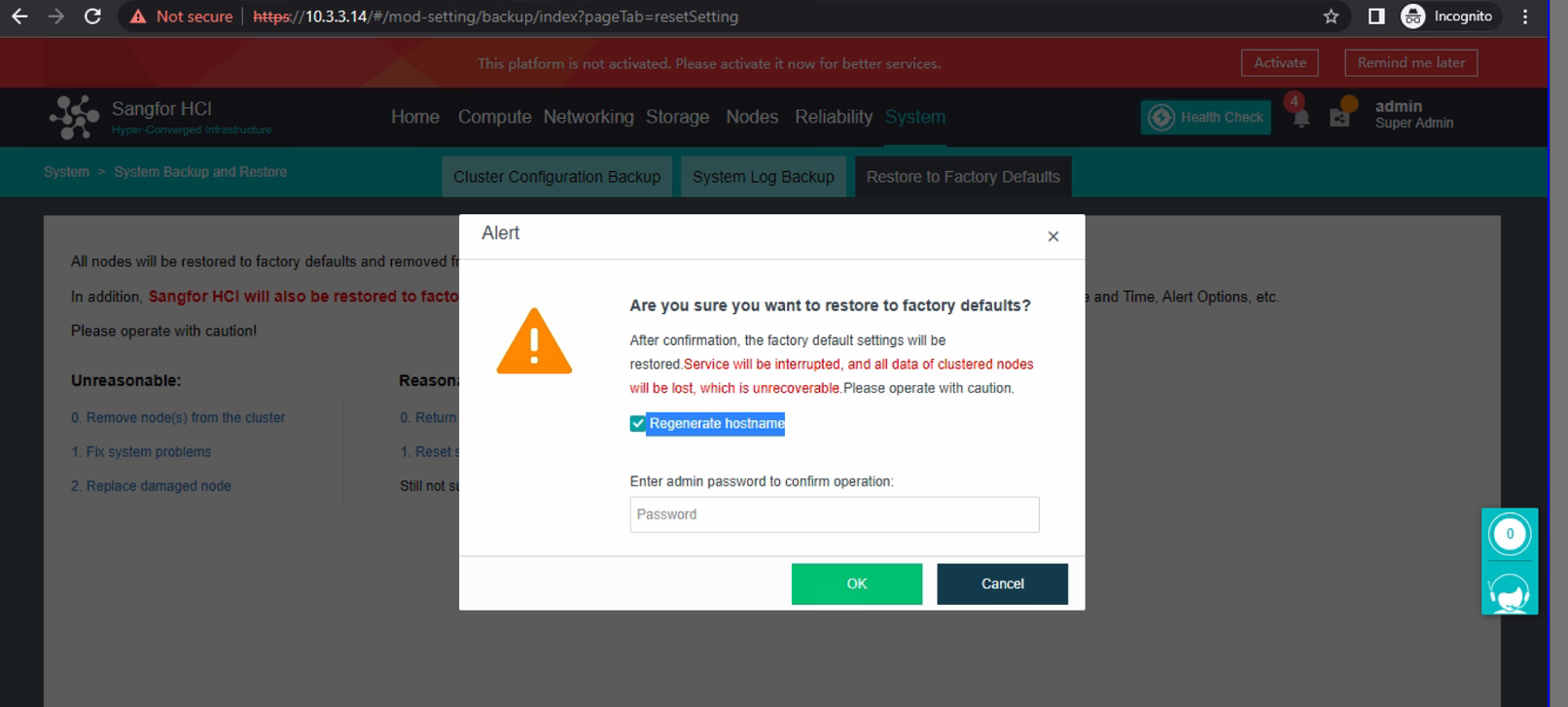 ปัญหา replace node ใน HCI error The hostname conflicts – บริษัท ซังฟอร์ เทคโนโลยี (ประเทศไทย) จำกัด