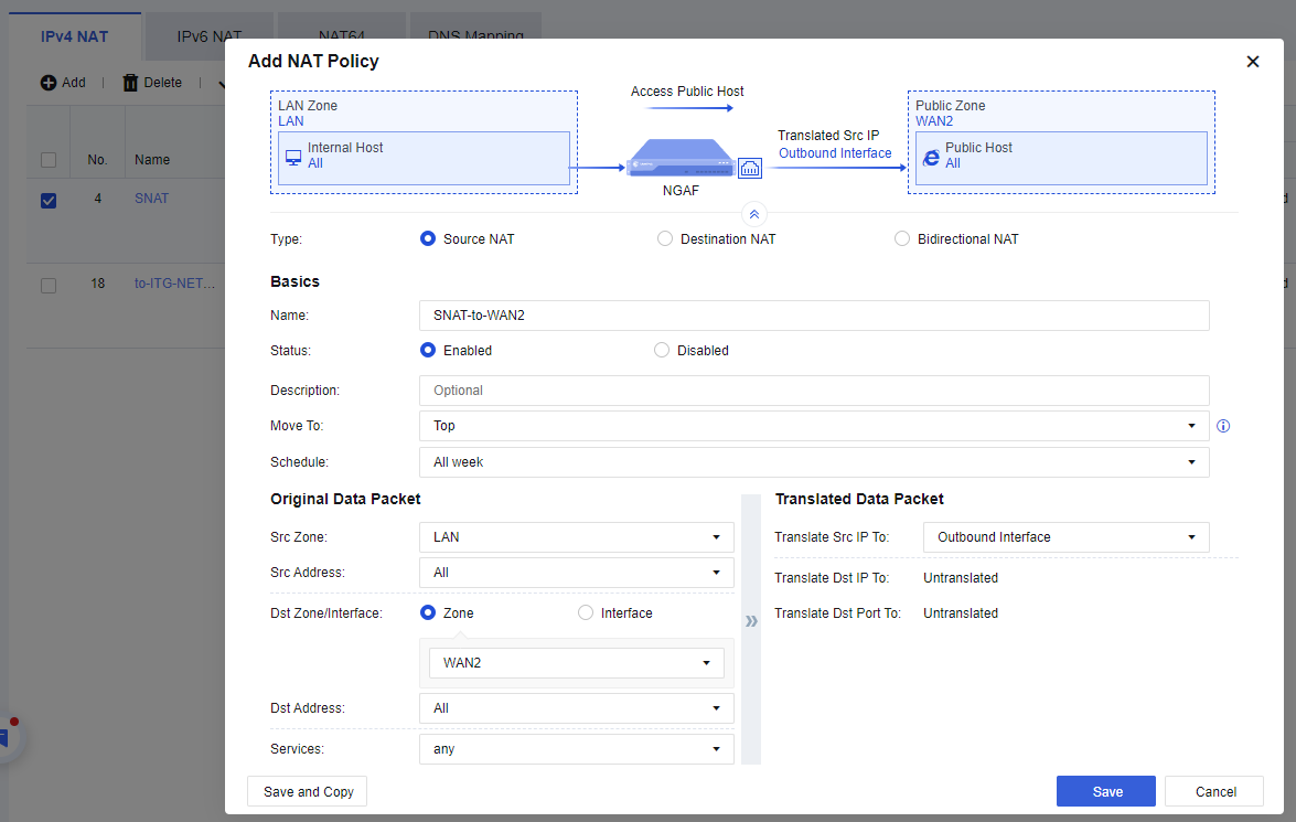 ขั้นตอนการเพิ่มขา WAN บน NGAF – บริษัท ซังฟอร์ เทคโนโลยี (ประเทศไทย) จำกัด
