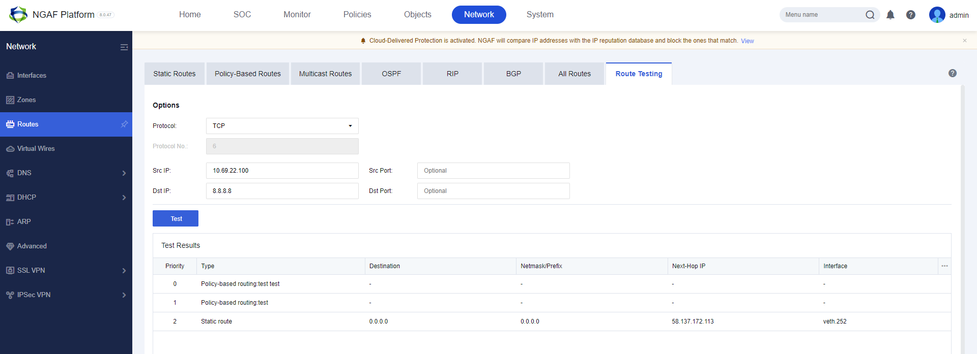 ขั้นตอนการเพิ่มขา WAN บน NGAF – บริษัท ซังฟอร์ เทคโนโลยี (ประเทศไทย) จำกัด