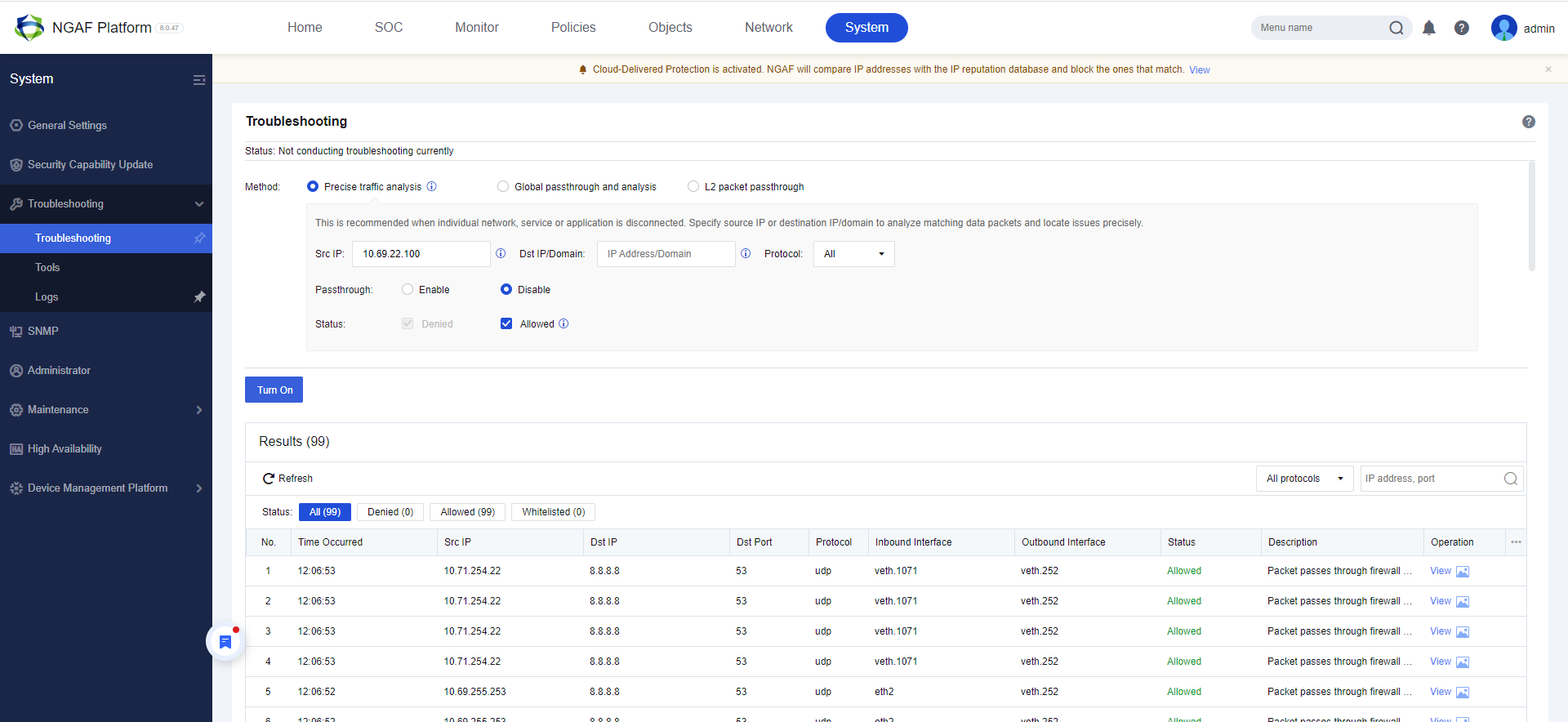 ขั้นตอนการเพิ่มขา WAN บน NGAF – บริษัท ซังฟอร์ เทคโนโลยี (ประเทศไทย) จำกัด
