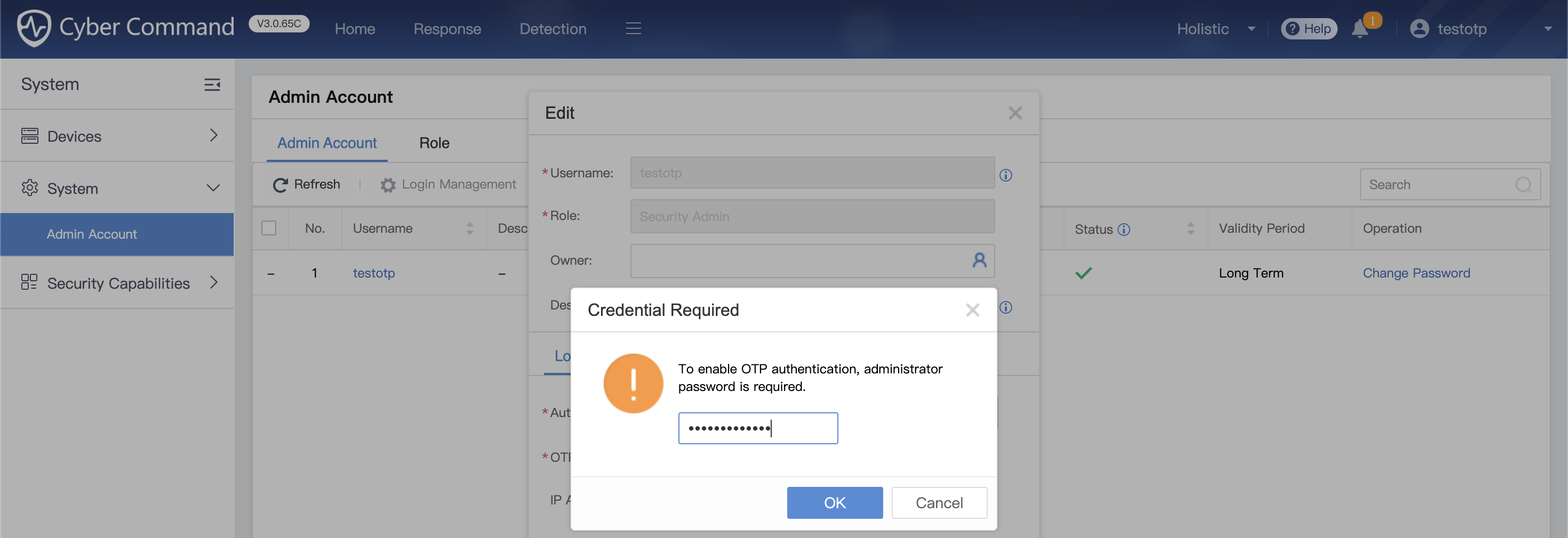การทำ Authentication บนอุปกรณ์ Sangfor Cyber Command ด้วย Password ...