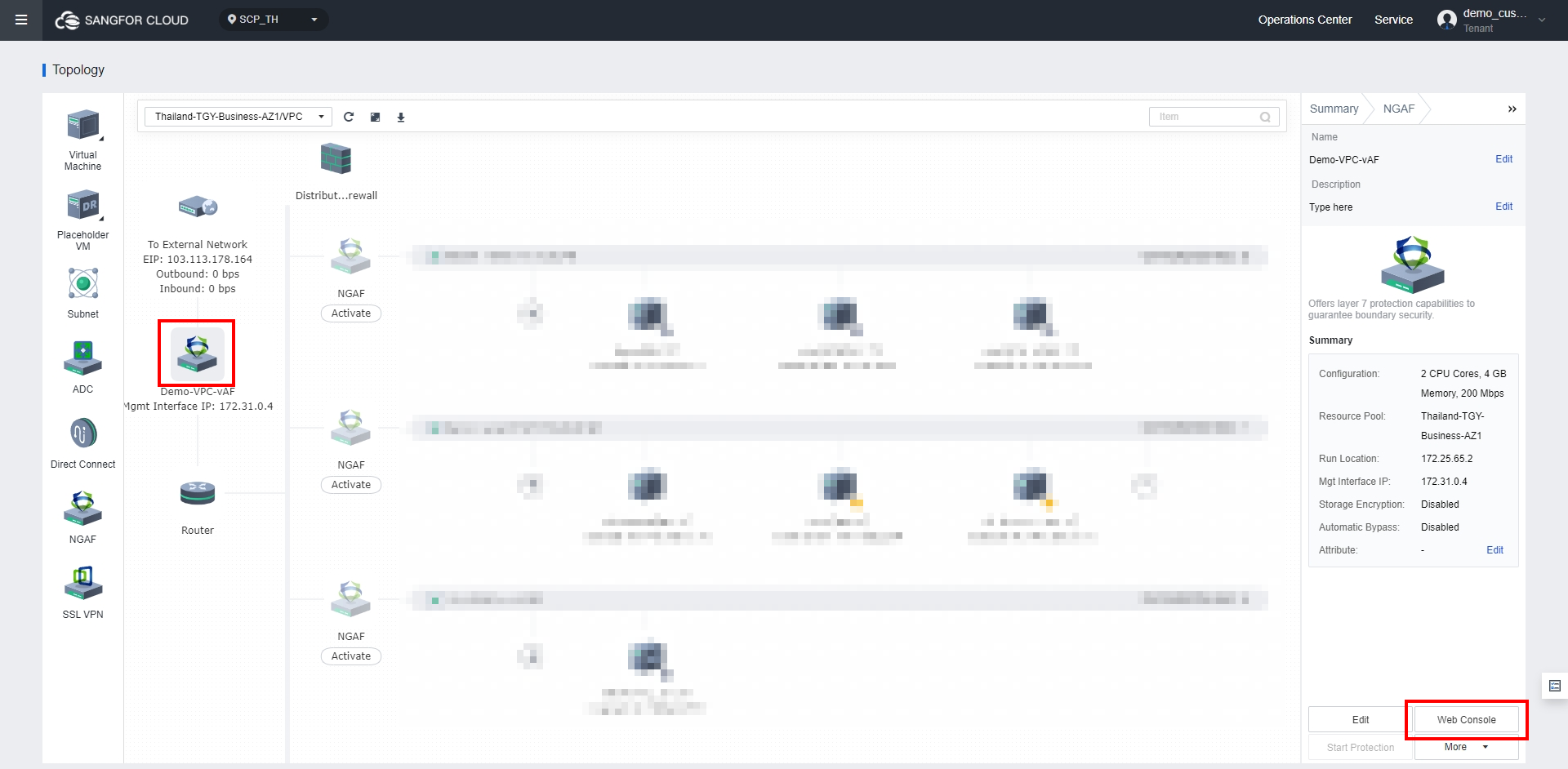 การทำ IPSec VPN ระหว่าง Sangfor Network Secure (NSF) กับ Virtual NGAF ...