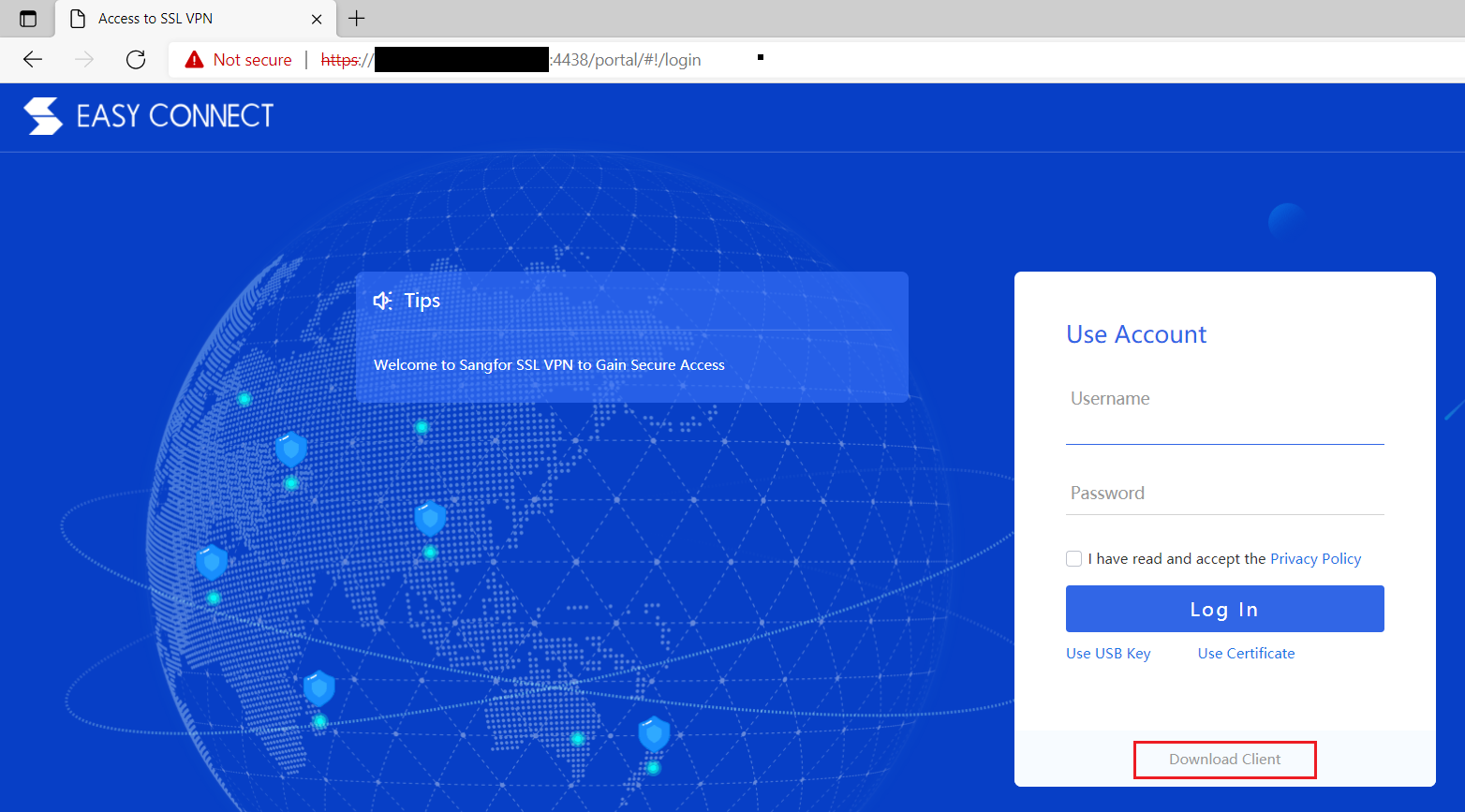 การสร้าง SSL VPN (Clients to Site) บน NGAF – บริษัท ซังฟอร์ เทคโนโลยี ...