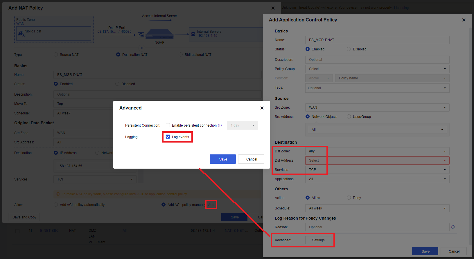 ทำ Destination NAT (DNAT) บน NGAF – บริษัท ซังฟอร์ เทคโนโลยี (ประเทศไทย ...