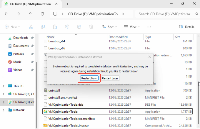 การติดตั้ง vmtools บน VM บน Sangfor HCI – บริษัท ซังฟอร์ เทคโนโลยี (ประเทศไทย) จำกัด