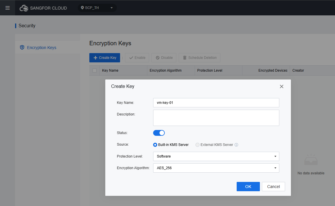 การทำ Disk Encryption บน HCI / SCP – บริษัท ซังฟอร์ เทคโนโลยี (ประเทศ ...