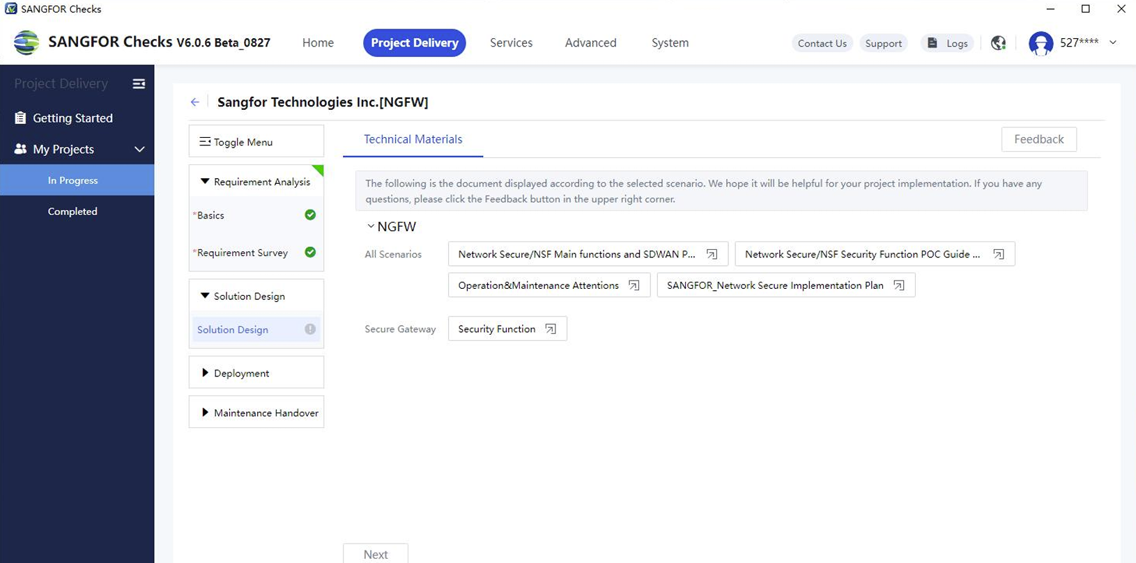 คู่มือการสร้างรายงาน Project Delivery ด้วย Sangfor Checks – บริษัท ซังฟ ...
