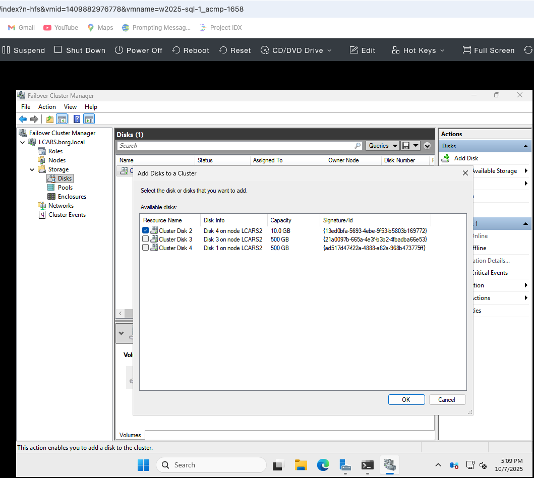 วิธีการติดตั้ง Microsoft SQL Server Always On (FCI) Failover Cluster ...