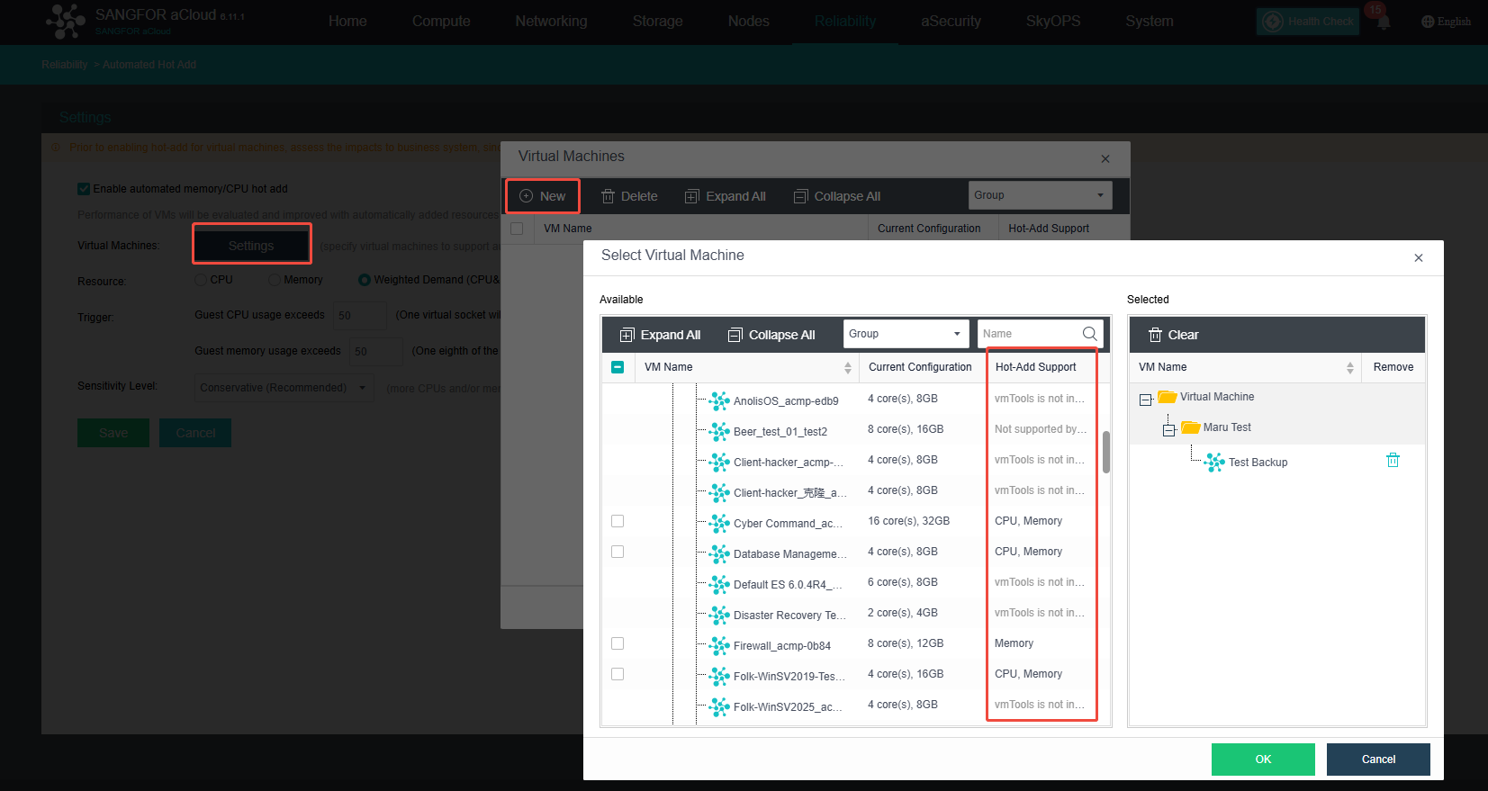 การทำ Automated Hot Add VM Resource – บริษัท ซังฟอร์ เทคโนโลยี (ประเทศ ...